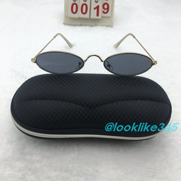 Accessories | Retro Vintage Elliptical Shape 9s Glasses Trendy Y2k ...